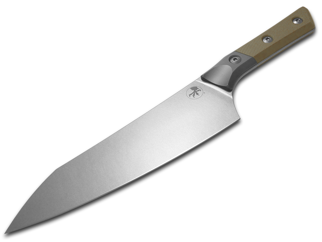 Microtech Chef's Kitchen Knife 3000-10OD OD Green G10 M390MK Steel Knife