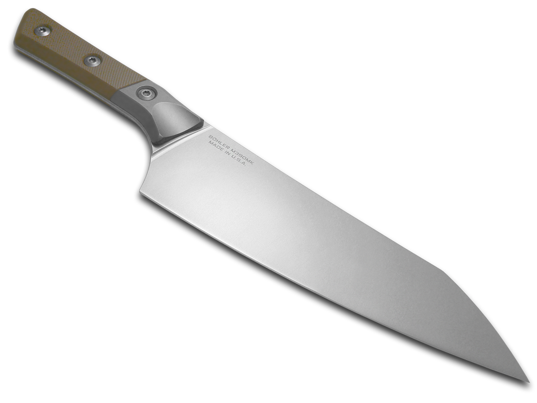 Microtech Chef's Kitchen Knife 3000-10OD OD Green G10 M390MK Steel Knife